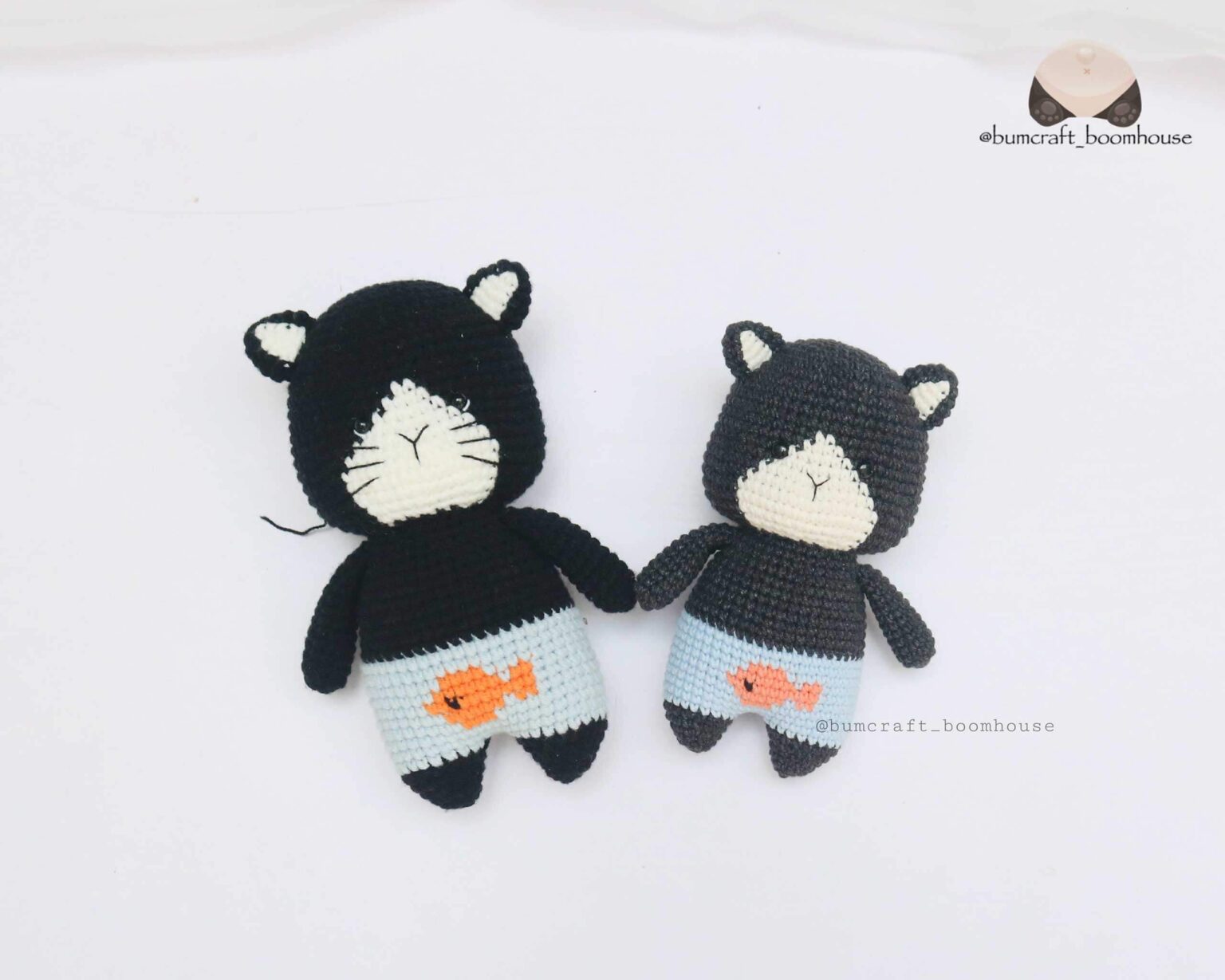Digital Black Kitten crochet pattern- Instant download amigurumi pdf ...