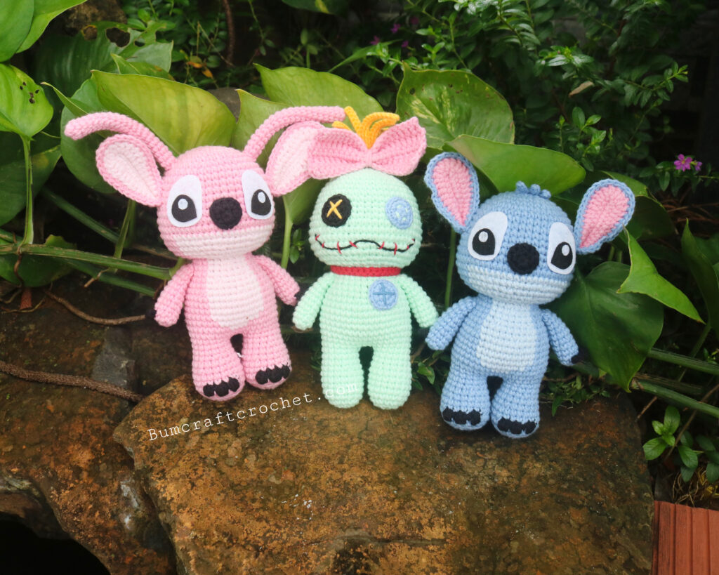 Bundle 3 PDF files-Digital Standing STITCH, SCRUMP and Angel crochet ...